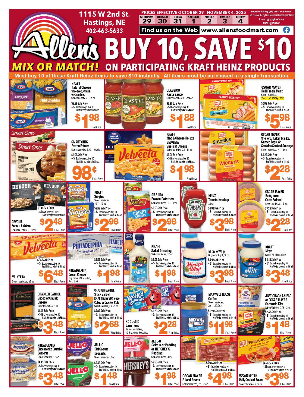 flyer - Allen's Food Mart
